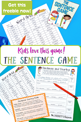 This is the Writing Game Your Kids will Love! - Crockett's Classroom