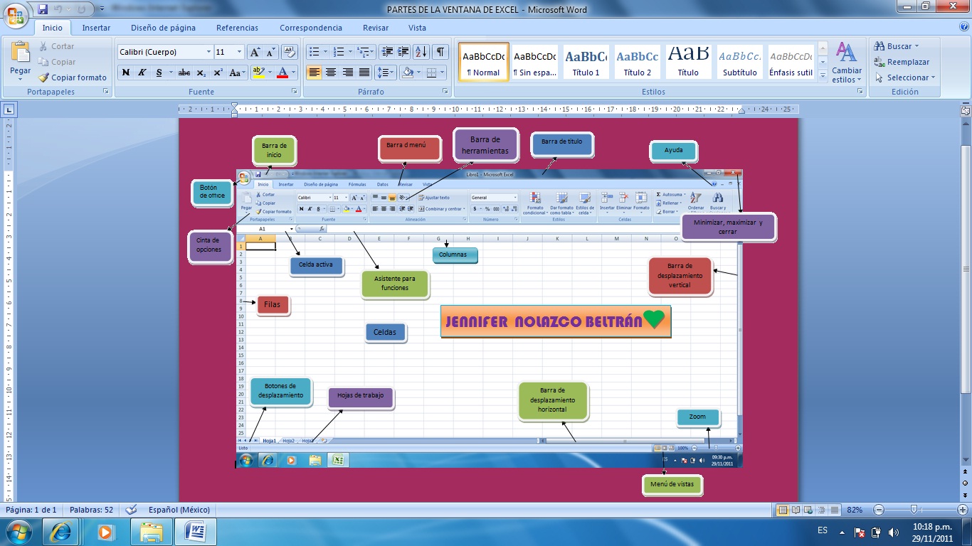 JenniFeeeR: Partes de la ventana de excel C: JenniFeeeR: Partes de la ventana de excel C: