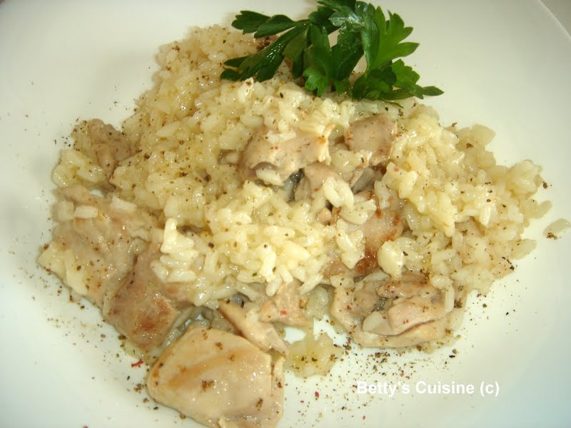 Betty's Cuisine: Κοτόπουλο λεμονάτο με ρύζι