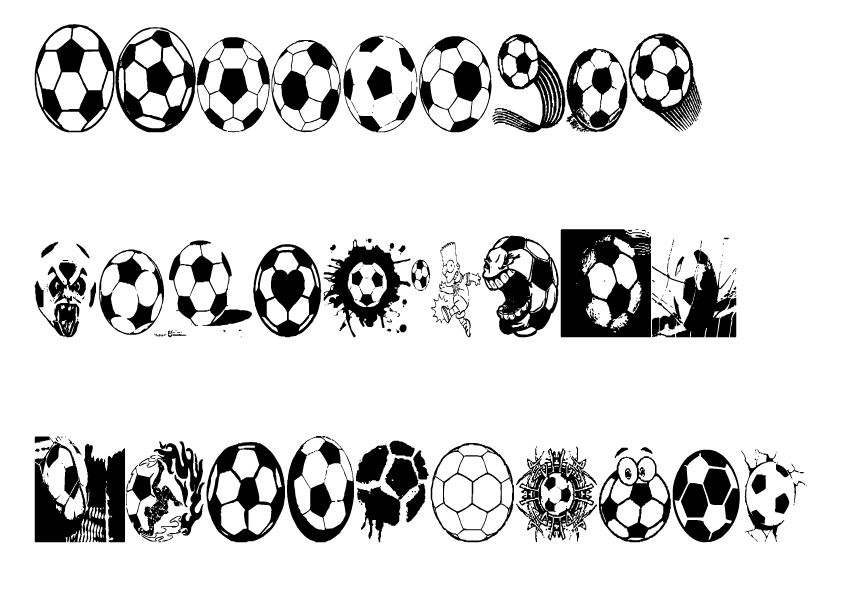 SOCCER FONT