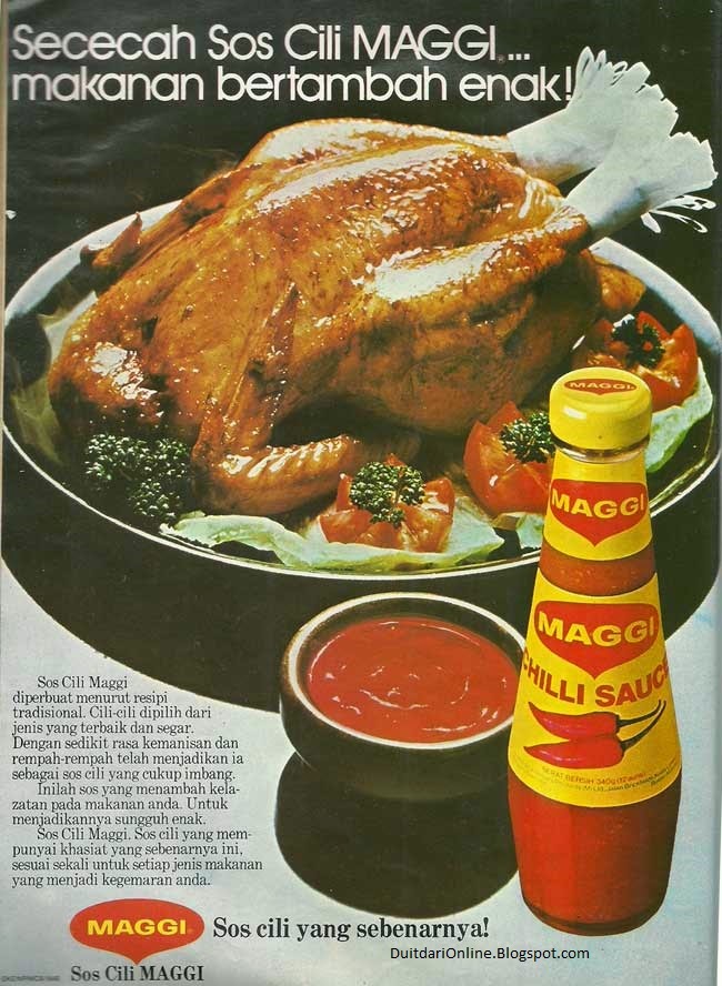 DuitDariOnline - Internet yang sungguh SUPERB!: Iklan Sos Cili Maggi
