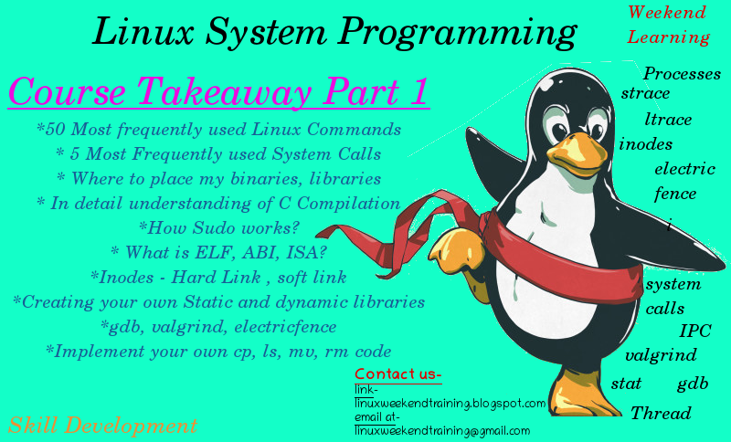 Linux System Programming Weekend Course Syllabus