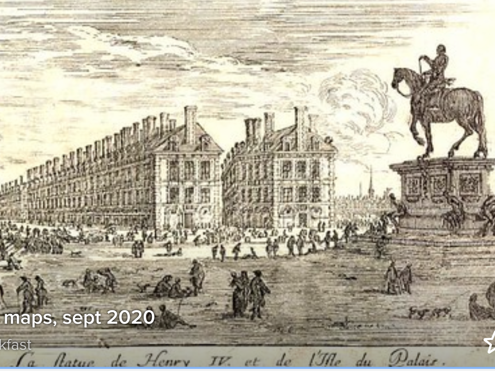 paris breakfasts: Christo et Jeanne-Claude, Pont Neuf Map