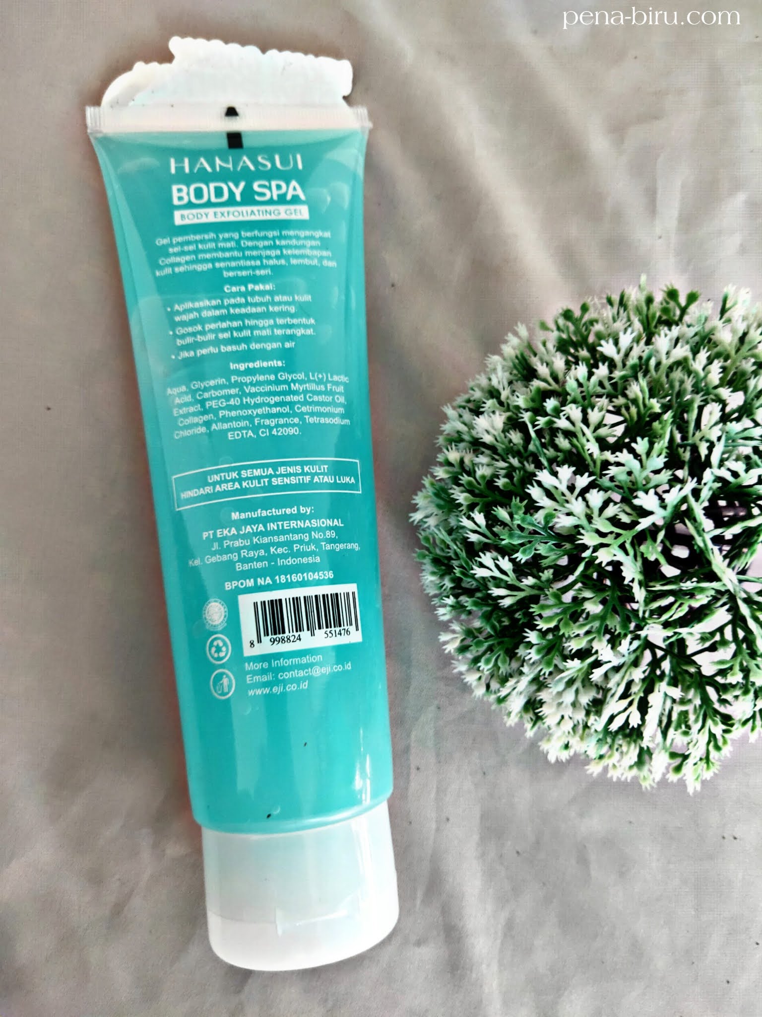Kulit Makin Berseri dengan Hanasui Body Spa Exfoliating Gel (Review ...