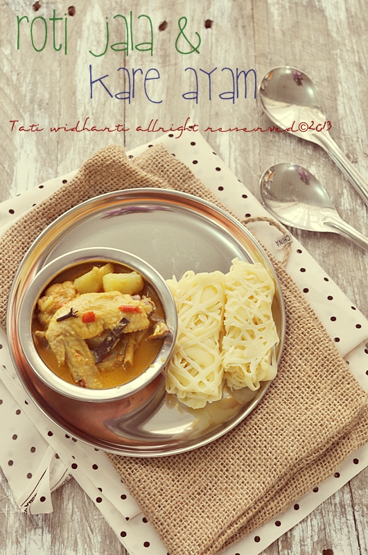 Roti jala & Kare ayam