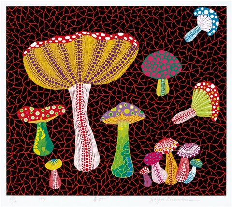 YAYOI KUSAMA MUSHROOMS