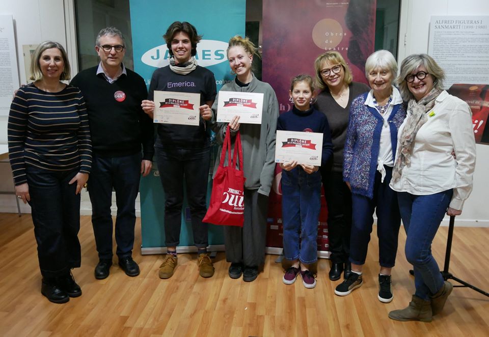 INS La Llauna: La Jessica i en Bernat guardonats al Oui Festival ...