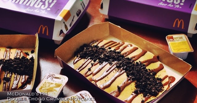 McDonald's Double Choco Crumble Hotcakes | YedyLicious Manila Food Blog ...