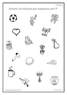 Cositas de AL y PT: Conciencia fonológica fonema P