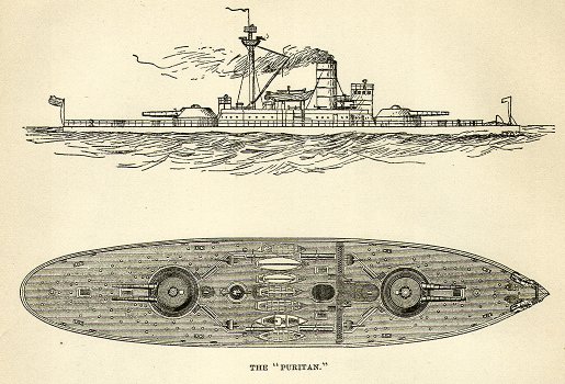 WARSHIPSRESEARCH: American monitor USS Puritan 1862-1874