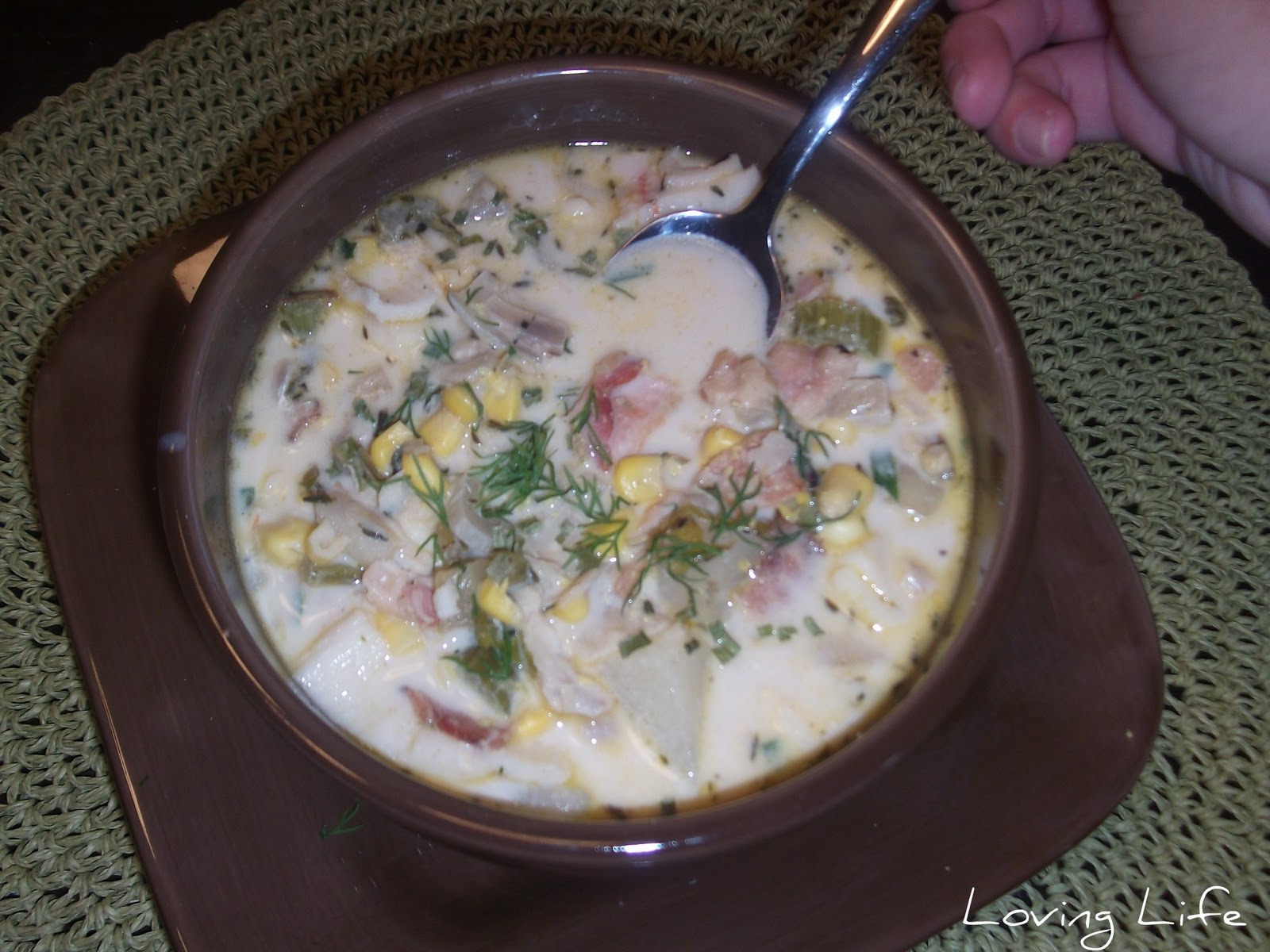 Loving Life: Fish and Corn Chowder and Cod and Shrimp Stoup