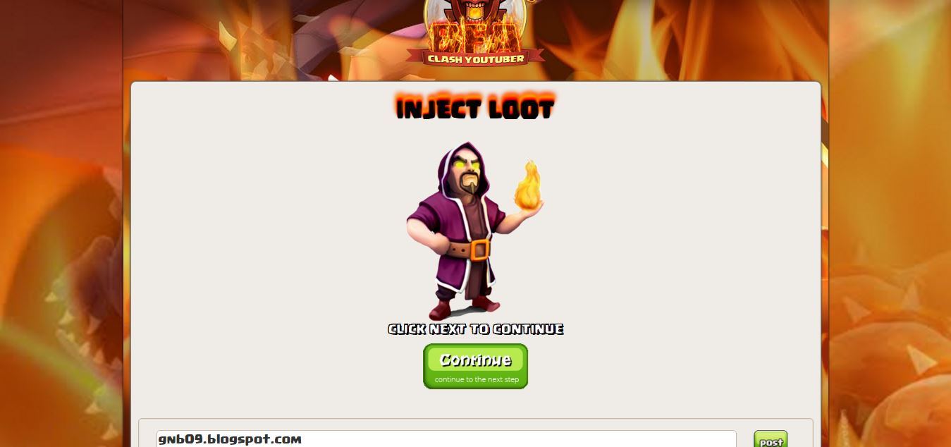 Script Phishing Clash of Clans Tampilan Inject Loot Wizard [ PRIVATE ] | DANSPEDIA - DansPedia