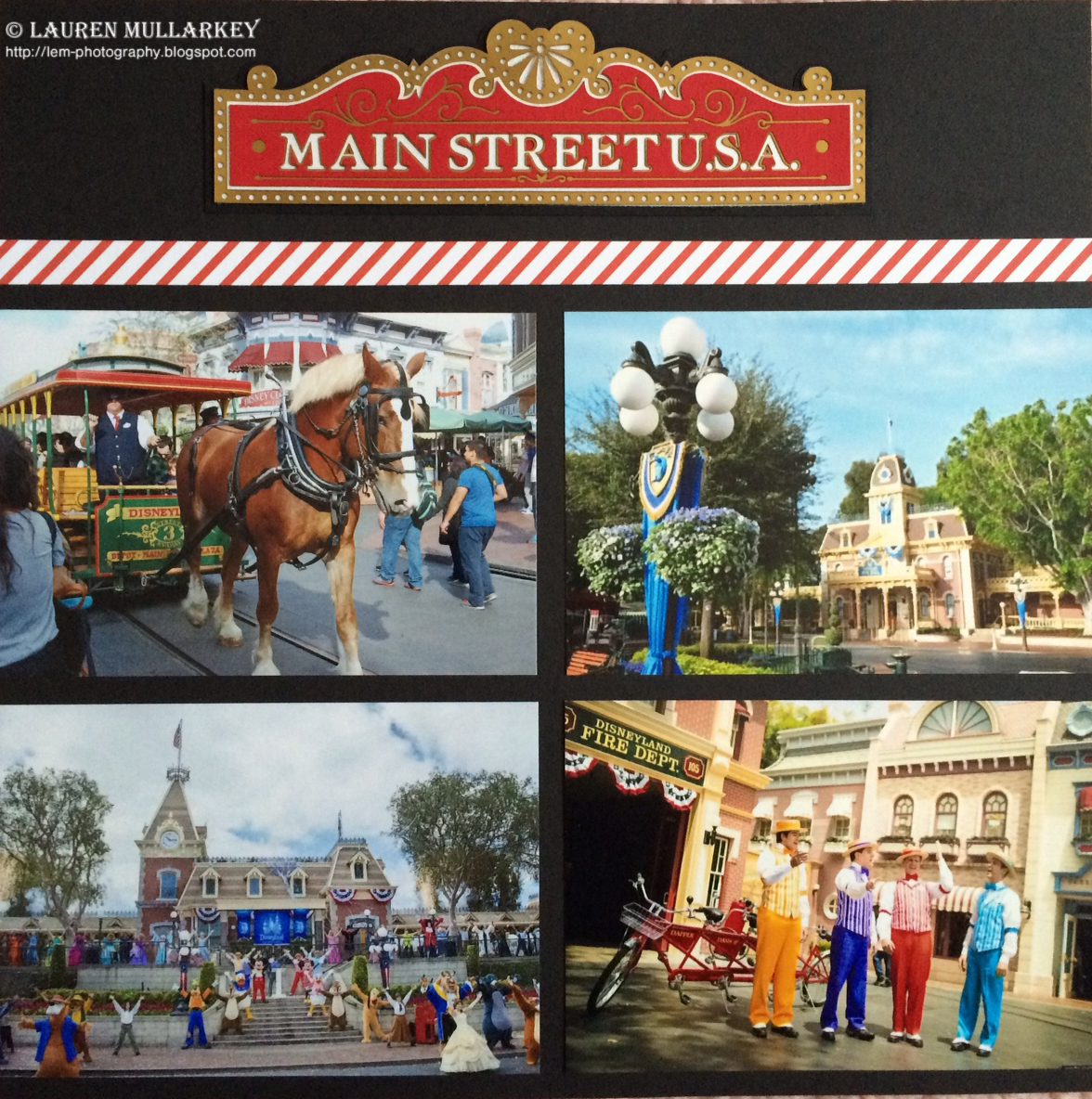 LEM Photography and Papercrafting: Quick and Easy Disney Layout