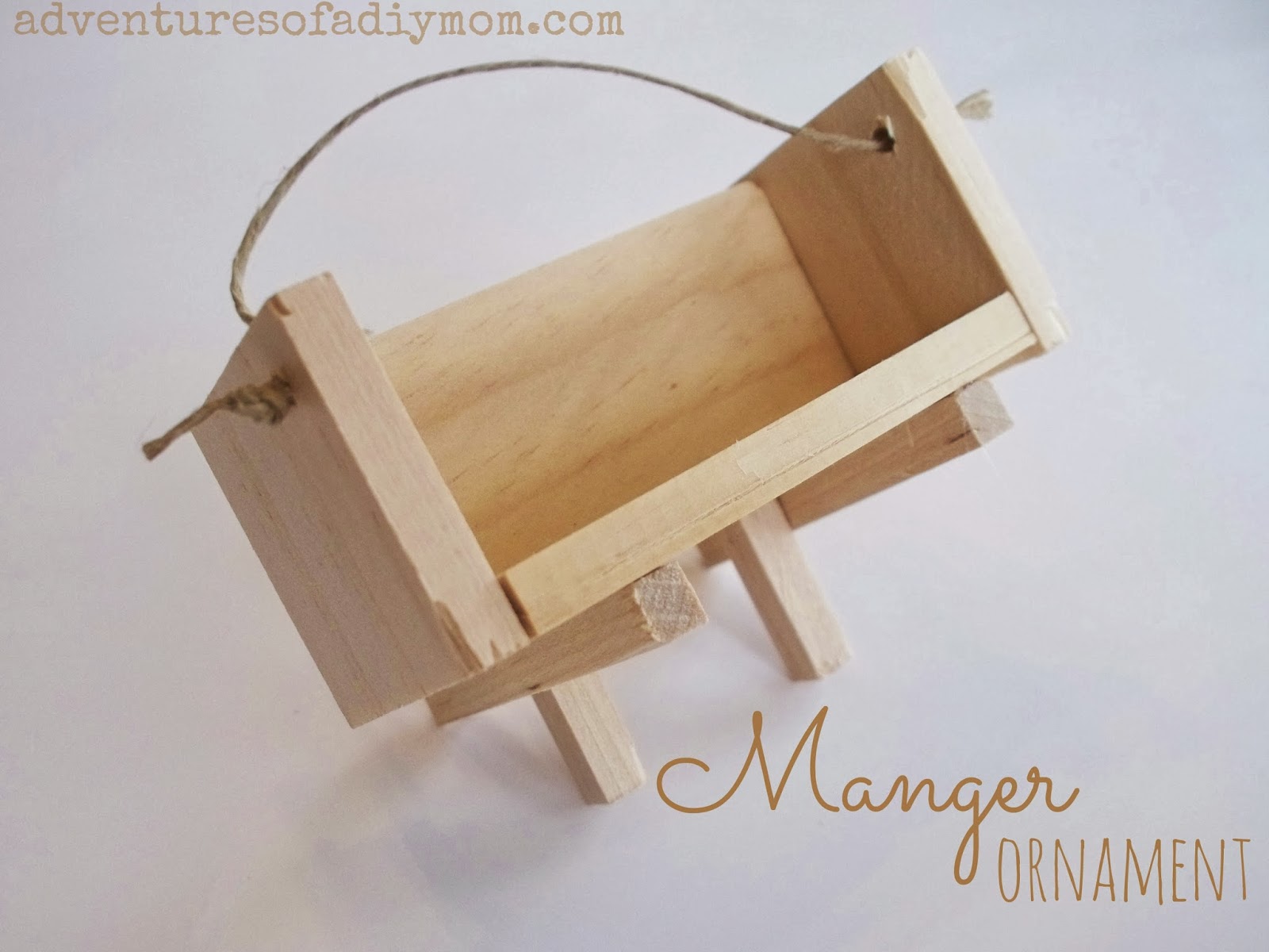 How to Make a Manger Ornament - Nativity Ornament Series - Adventures ...