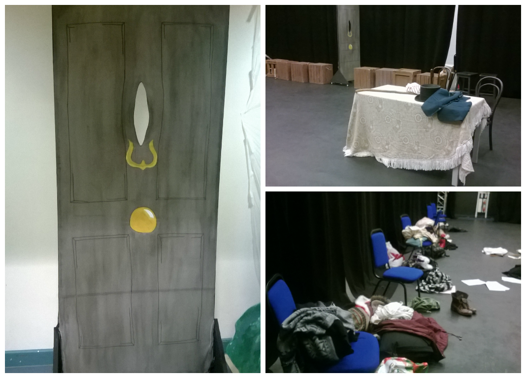 Behind the Scenes : Christmas Carol. Props.