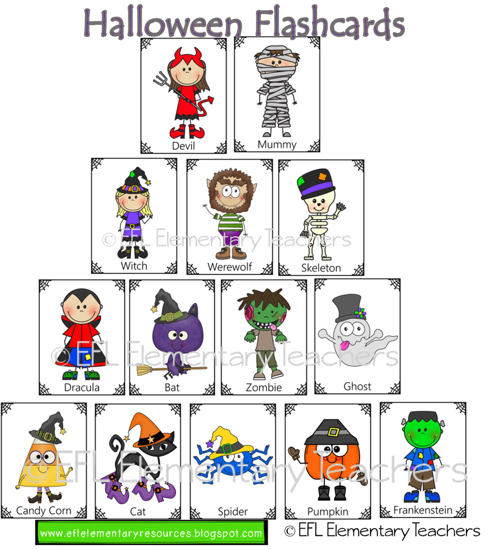 EFL Elementary Teachers: Halloween Activities for the ESL student