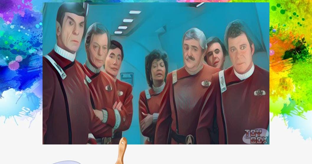 The Toy Box: Painted Memories: Boldly Going