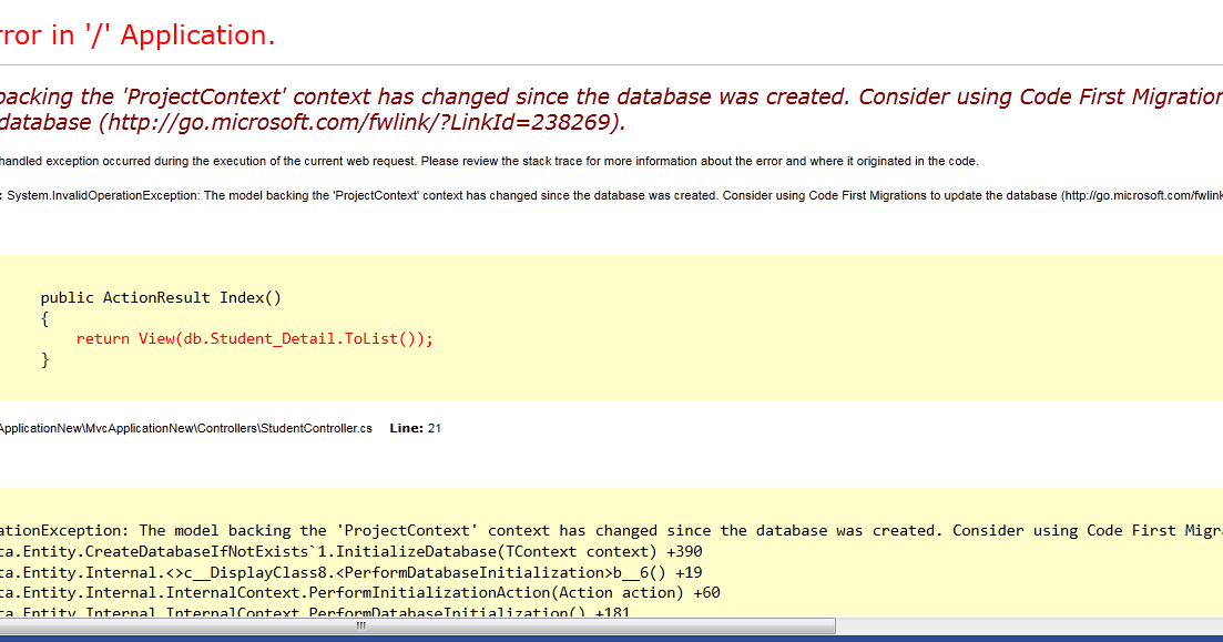 Code First Migration In Mvc 4 Aspmantra Aspnetmvcangularjsjqueryjavascriptsql 6464
