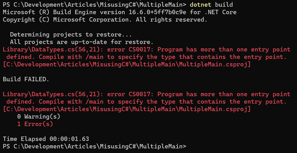 Jeremy Bytes: Misusing C#: Multiple Main() Methods Jeremy Bytes: Misusing C#: Multiple Main() Methods