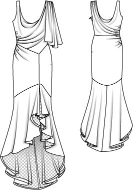 S in Fashion Avenue: FASHION GLOSSARY: Types of Slit for Dresses & Skirts