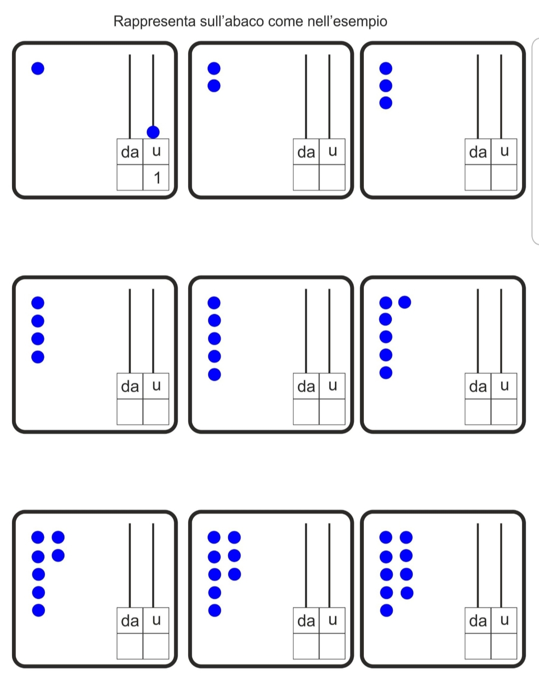 CLASSE PRIMA B : Matematica: I NUMERI DA 11 A 19