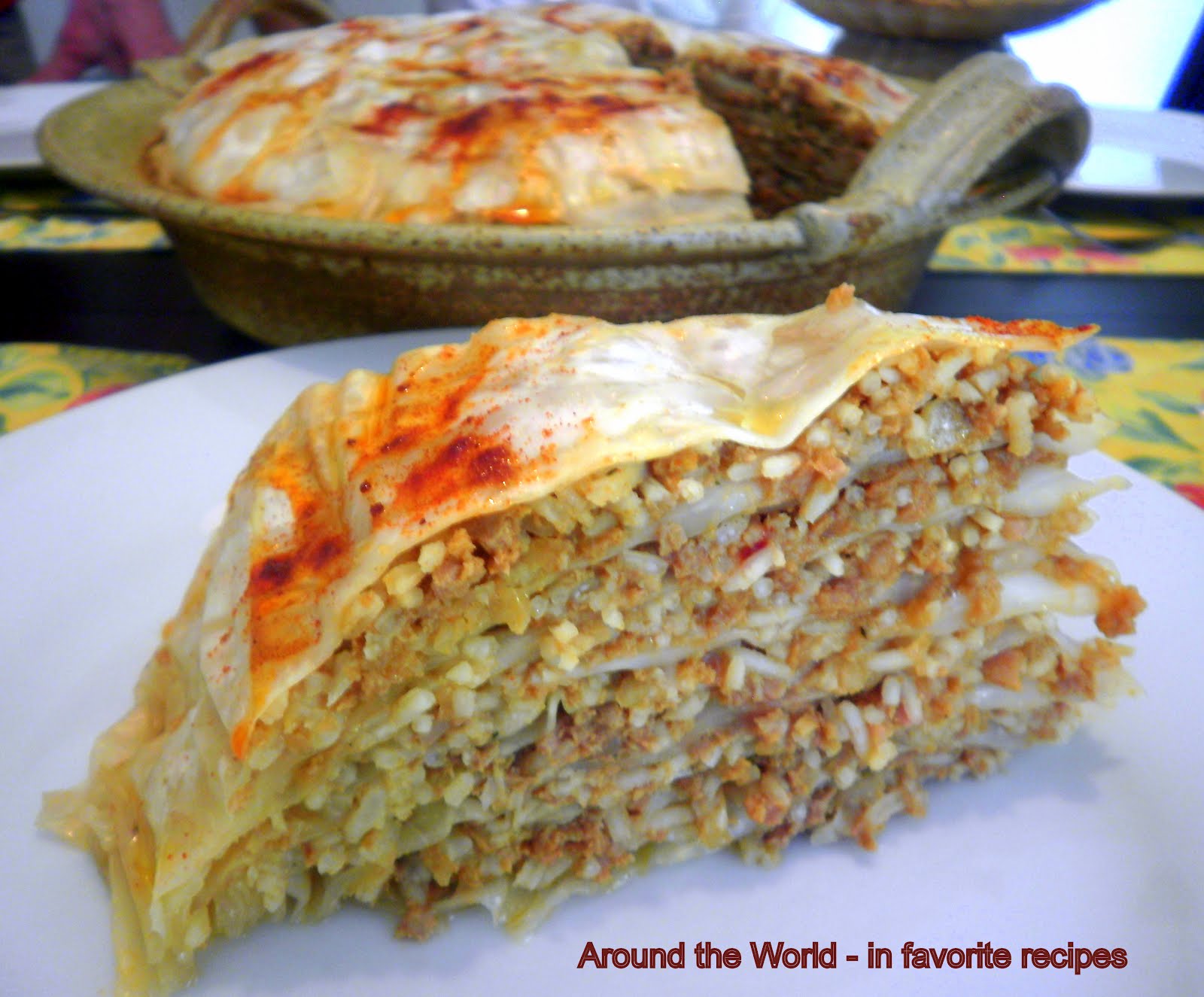 Around the World - in favorite recipes: 'Deconstructed' Sarma