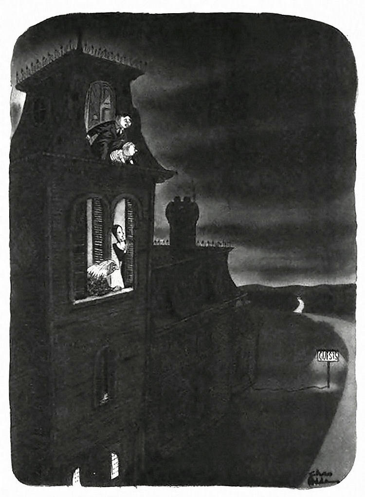 Hairy Green Eyeball 3: Chas Addams early 1950s