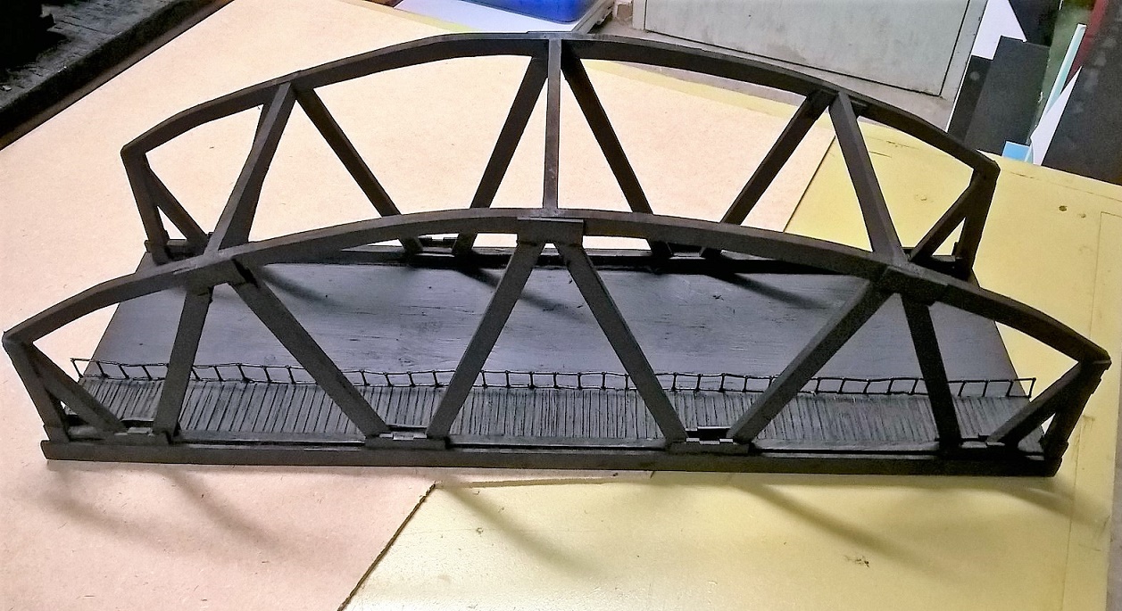 JOHN BOND's WARGAMING STUFF: SCRATCH BUILT MDF BOX GIRDER BRIDGE
