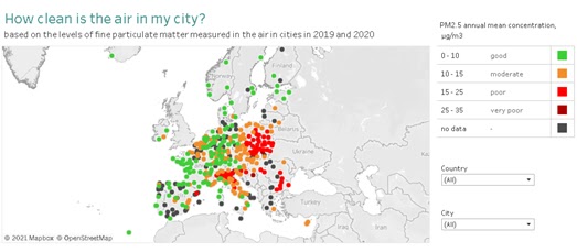 Maps Mania: Air Pollution in Europe