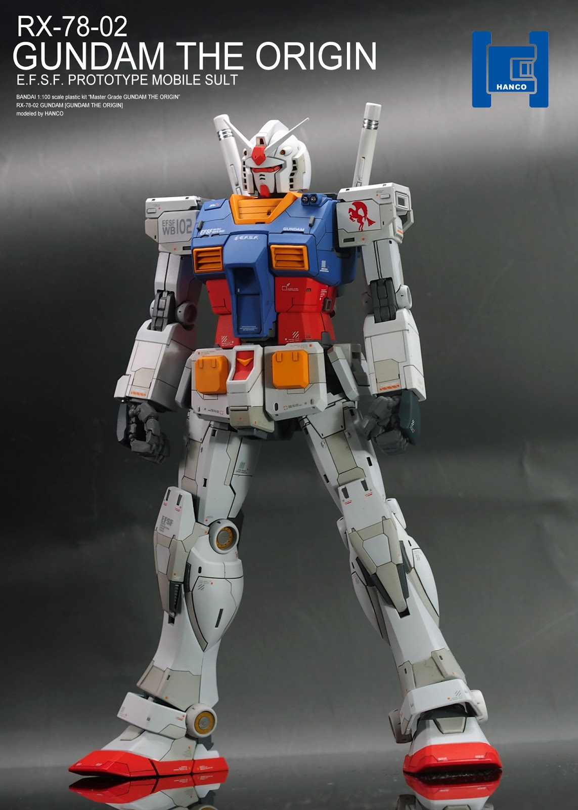 Custom Build: MG 1/100 RX-78-02 Gundam The ORIGIN ver.