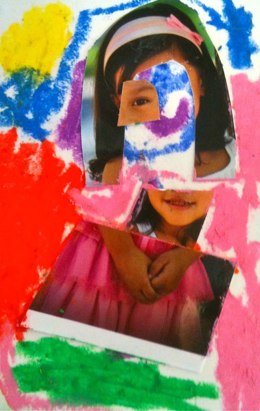Kids Art Market: Abstract Portrait Collages with Picasso