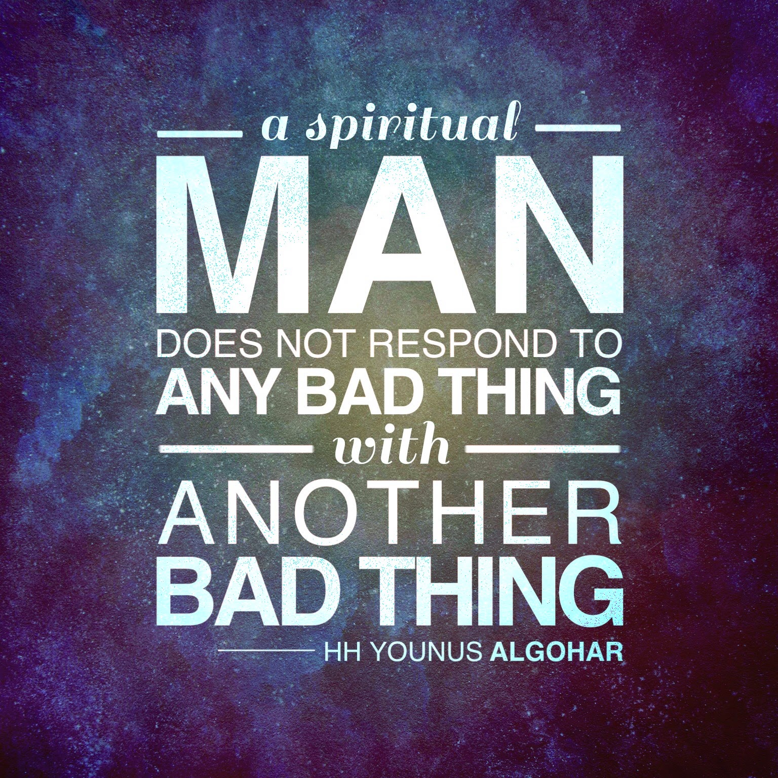 The Official MFI® Blog: Quote of the Day: A Spiritual Man...