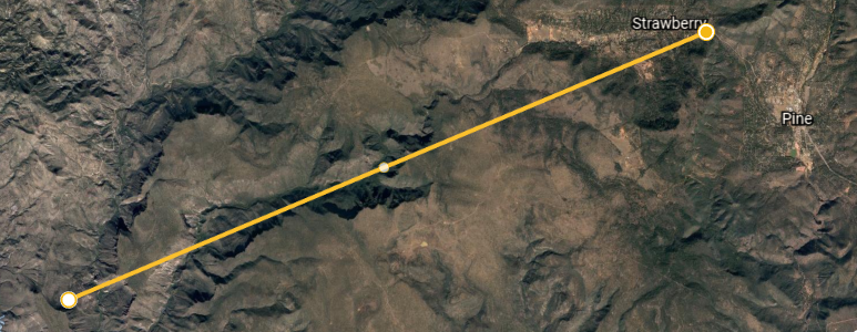 The Backbone Fire: Backbone Fire location