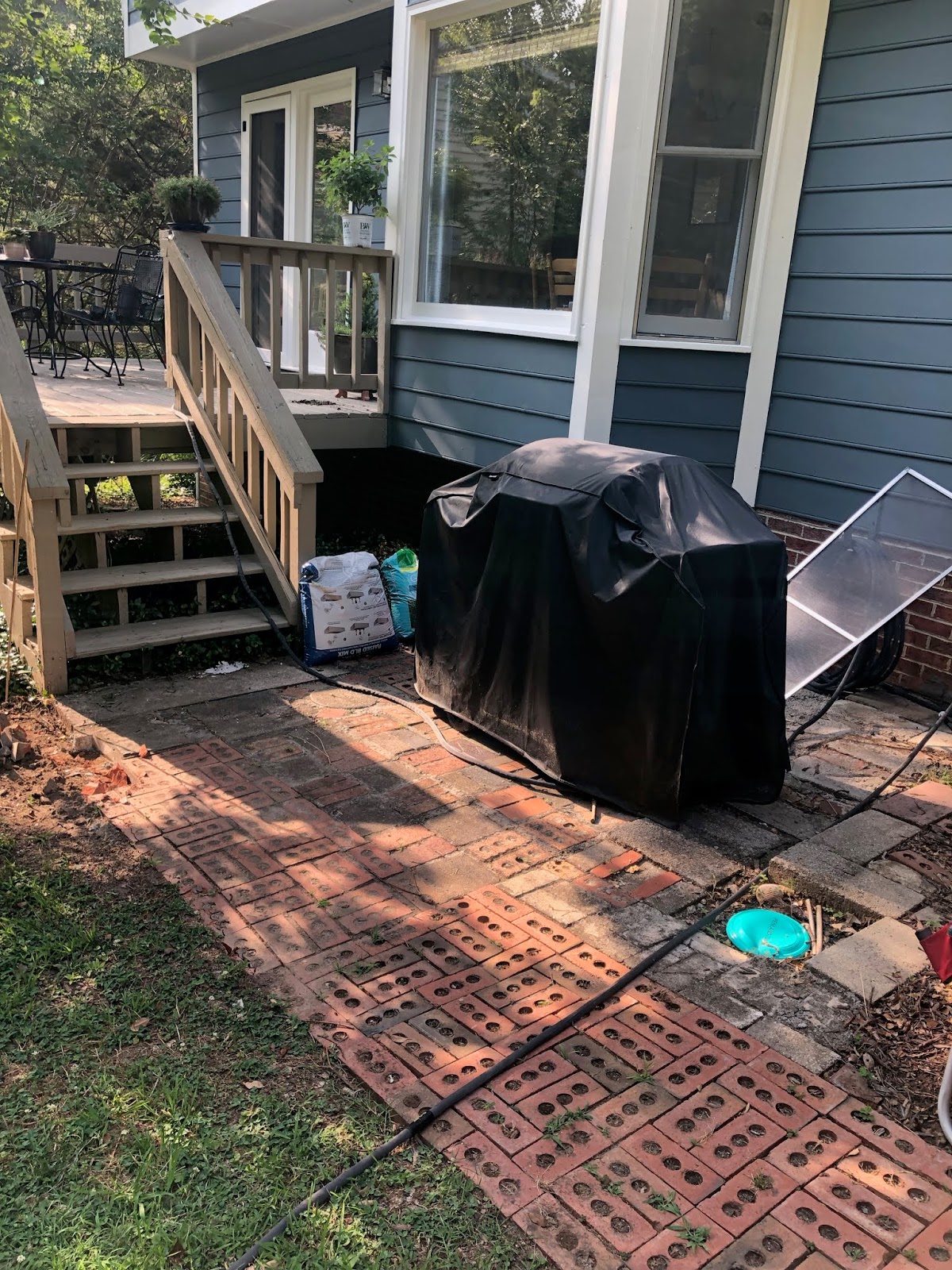 Ring Around The Rubins: Our DIY Slate Patio (and why we'd never do this ...