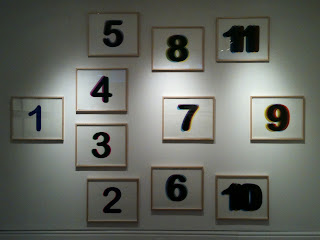 MONOCHROMATIC AXONOMETRIC: Monk's counting numbers