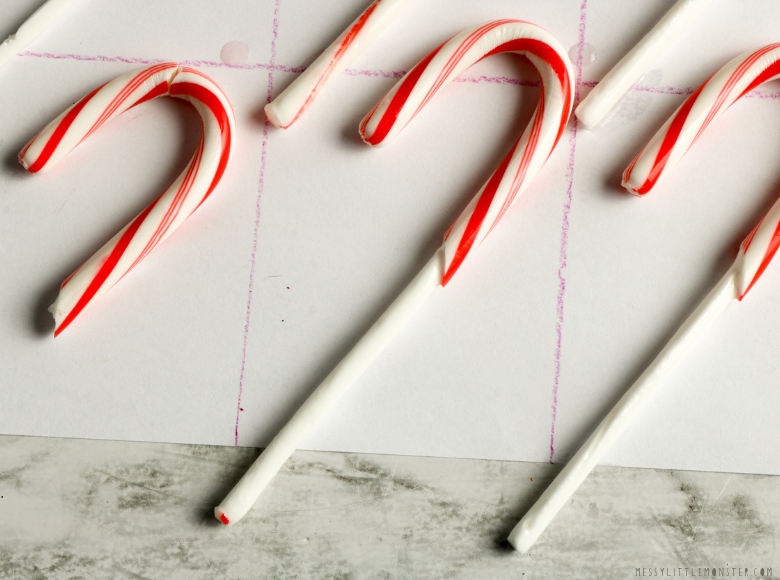 Dissolving Candy Canes Science Experiment - Messy Little Monster