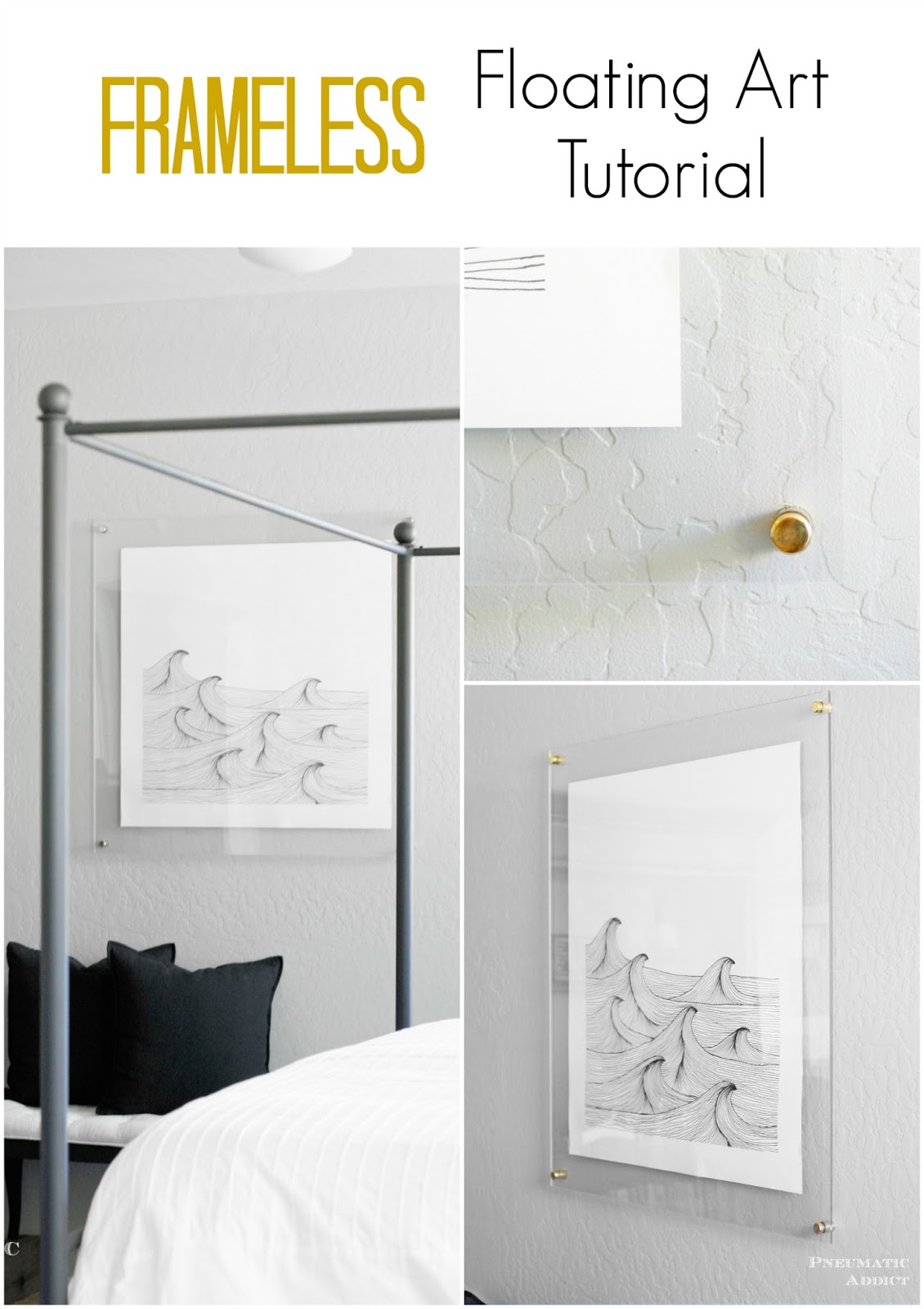 Frameless Floating Art Tutorial | Pneumatic Addict