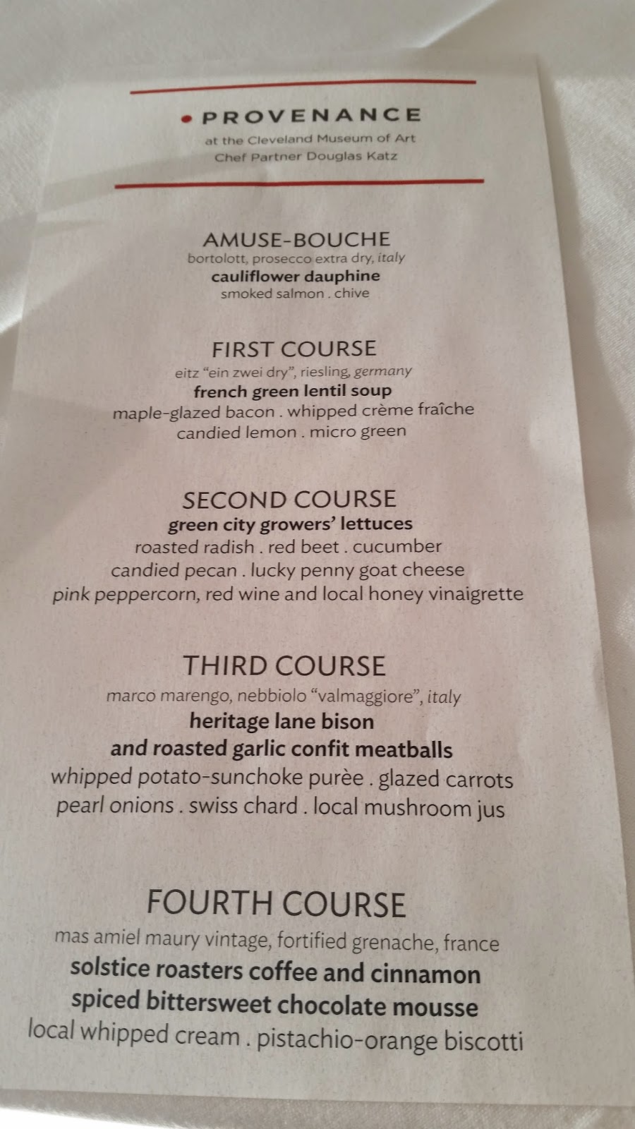 Provenance: Food and Wine Inspired by Art Giveaway | Eat*Drink*Cleveland