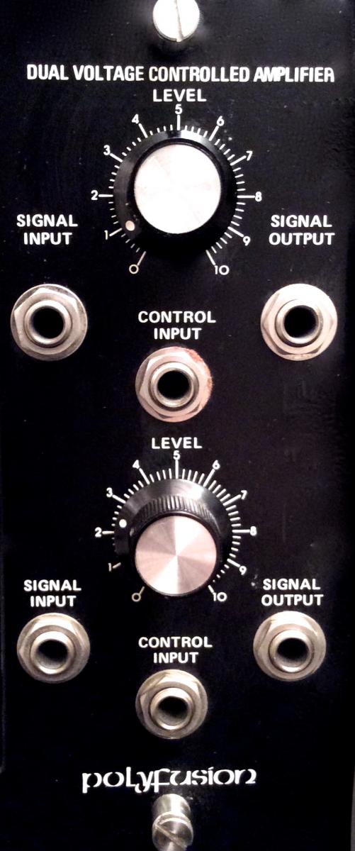 MATRIXSYNTH: Polyfusion Modular Dual Voltage Controlled Amplifier
