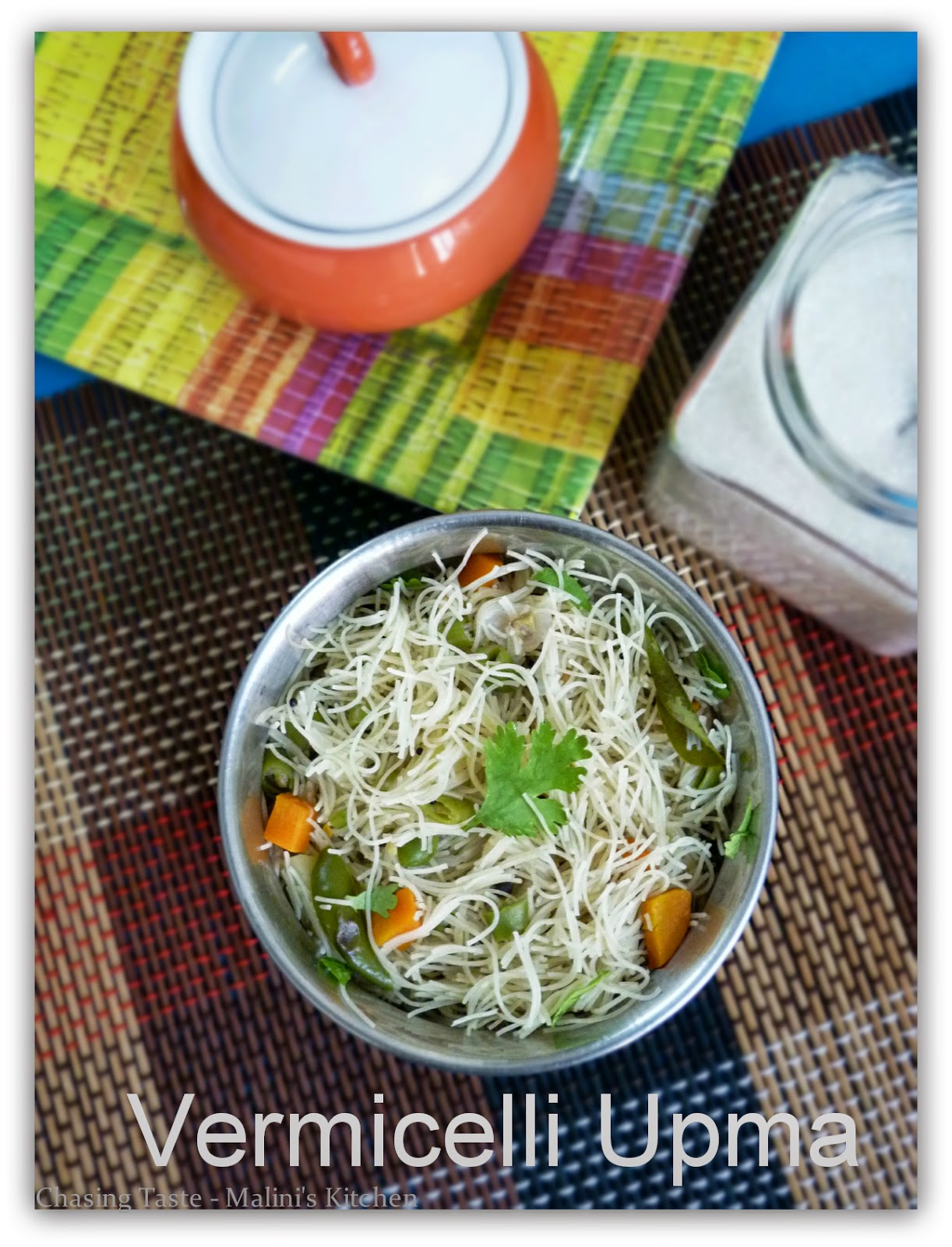 Chasing Taste: Vermicelli Upma Recipe - Semiya Upma Recipe
