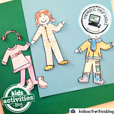 [THEMATIC THURSDAYS] Winter Clothes - The Glitter Teacher