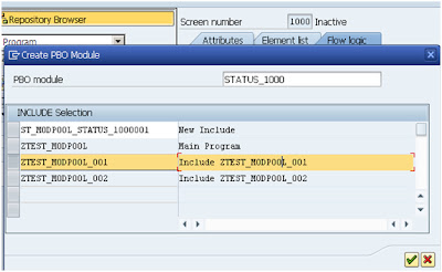 SAP Blogs: Step by Step Module pool program