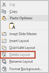 Luc's PowerPoint blog: Remove slide layout from master not possible in ...