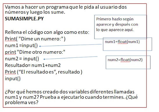 TIC2BACHSEGOVIA: PYTHON 3. VARIABLES NUMÉRICAS