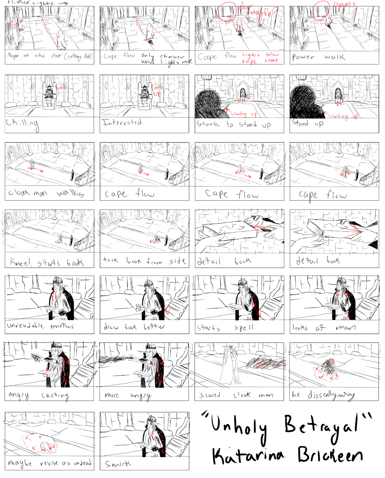 Storyboard and Animatics