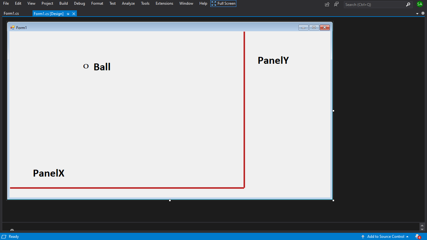 Bouncing Ball Animation In C# Windows Forms Application