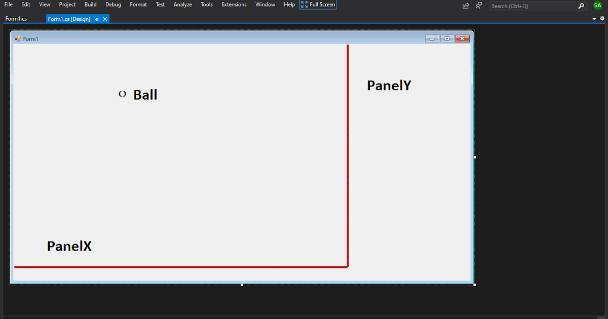 Bouncing Ball Animation In C# Windows Forms Application