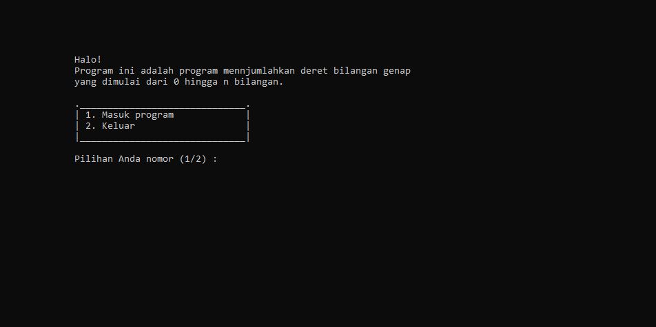 Prahara Before Dawn: Program Sederhana Menjumlahkan Deret Bilangan ...