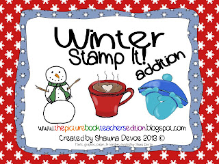 Winter Stamp It! - Addition | The Picture Book Teacher's Edition