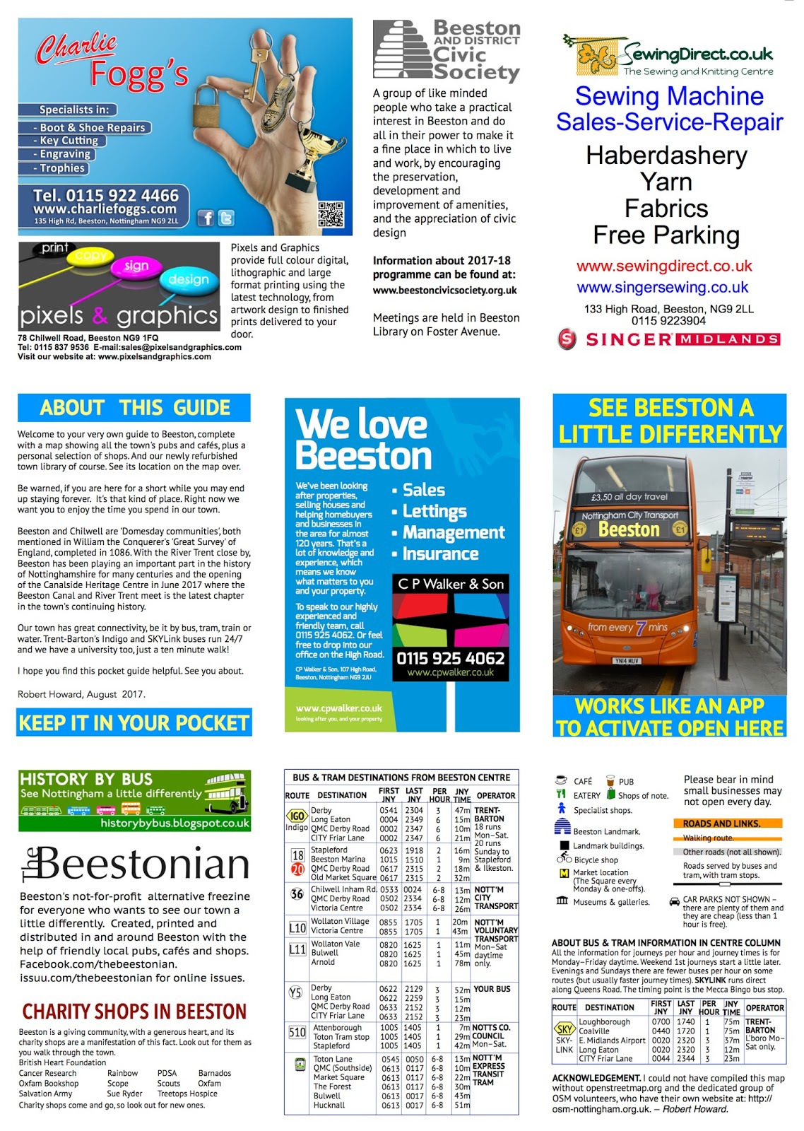 Beeston Week: Beeston vertical map – January 2018